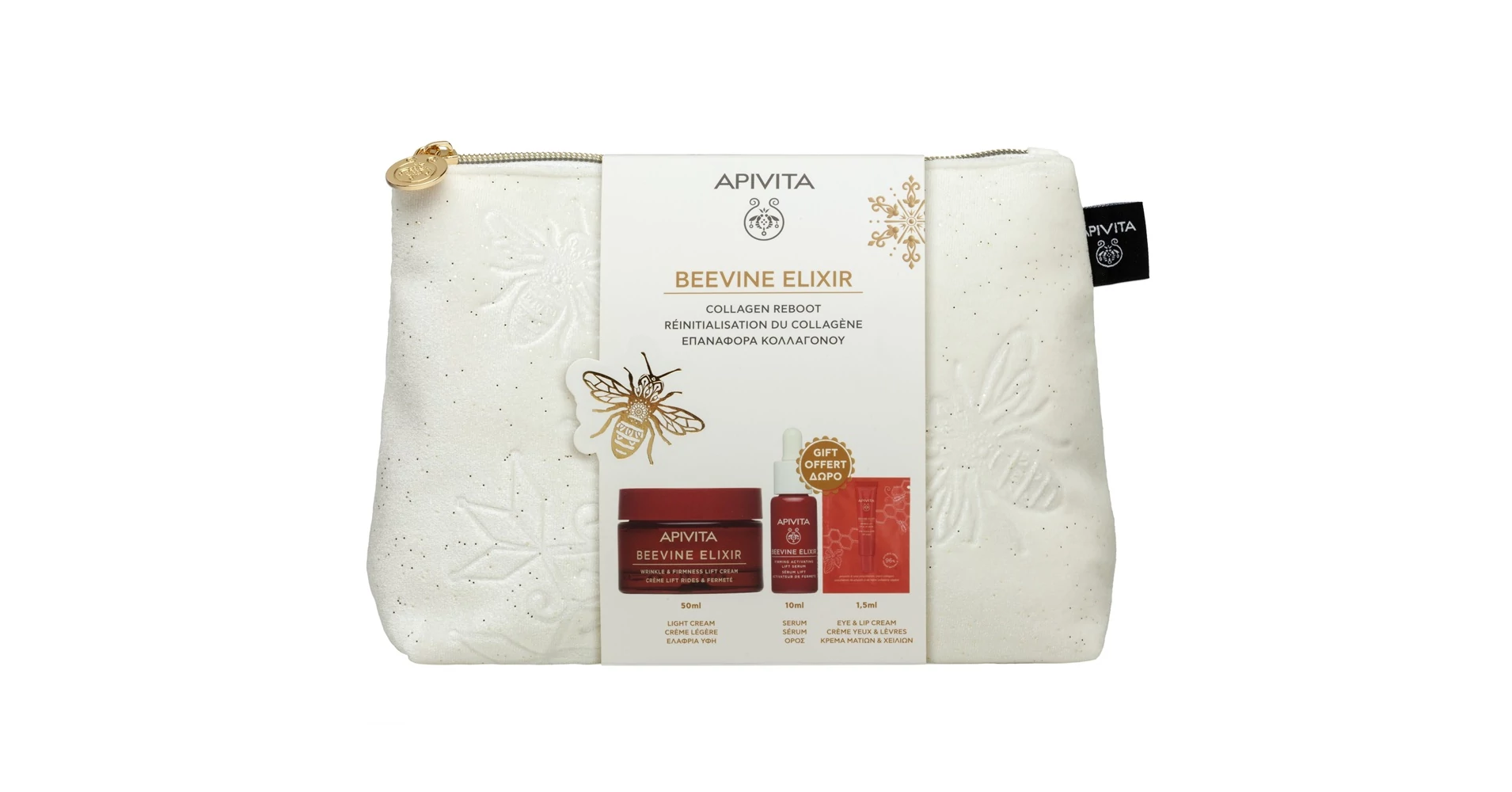APIVITA BEEVINE ELIXIR LIGHT Ránctalanító neszesszer