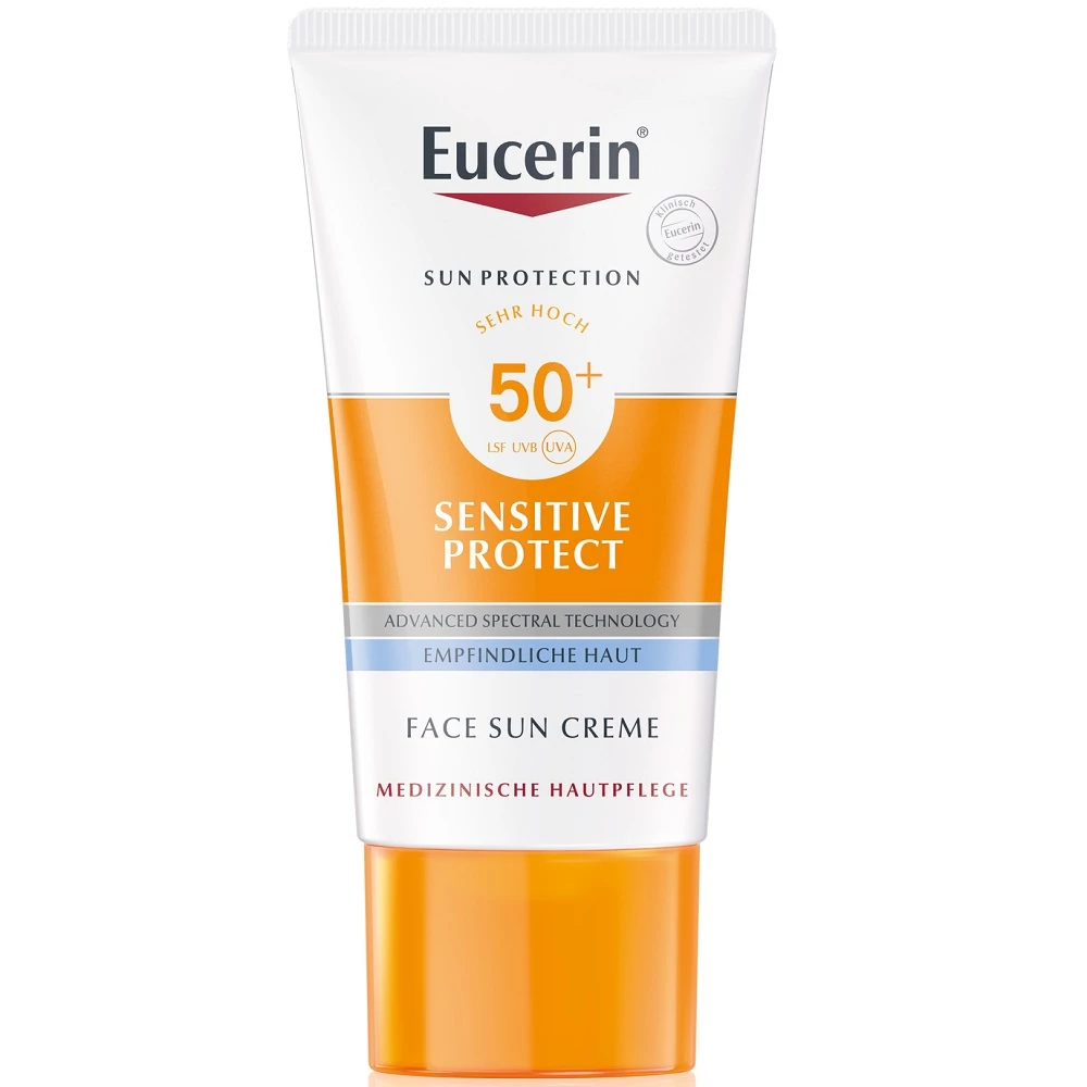 Eucerin Sun Sensitive Protect Napozó krém arcra SPF50+